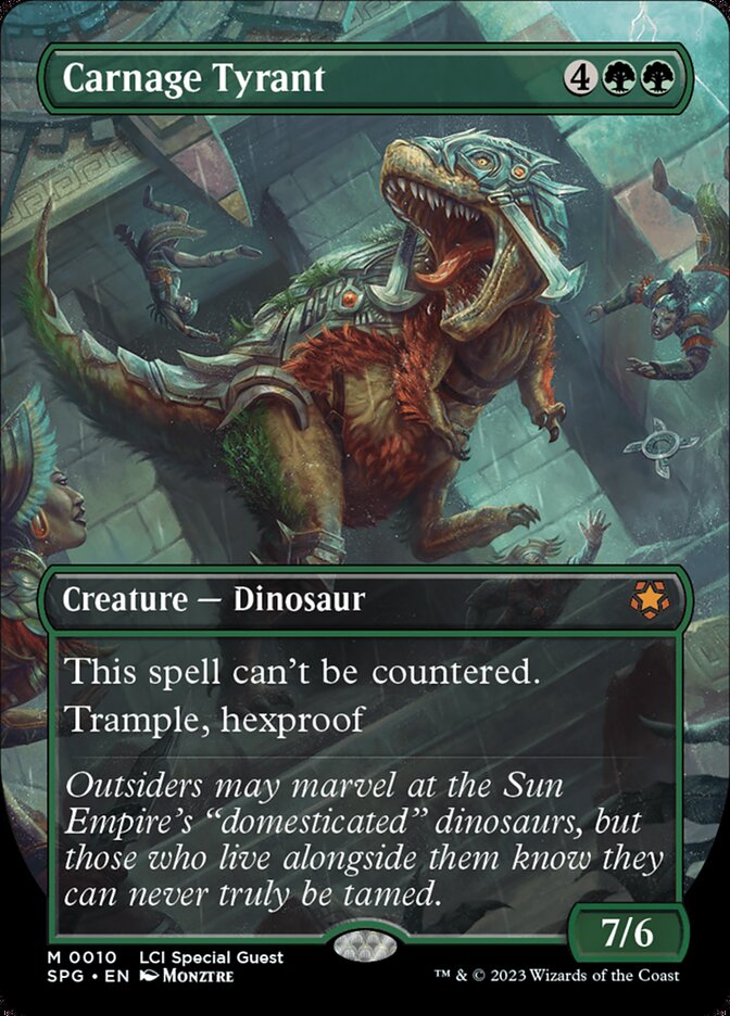 Carnage Tyrant - [Foil, Borderless] Special Guests (SPG) – Alchemist's ...