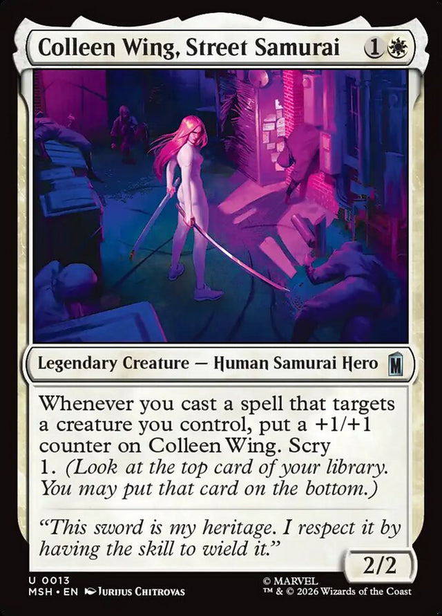 Colleen Wing, Street Samurai (13) - Marvel Super Heroes (MSH ...