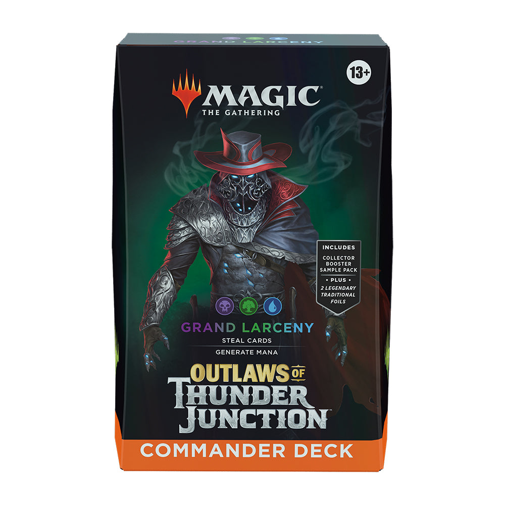 Outlaws of Thunder Junction Commander Deck Grand Larceny - Commander ...